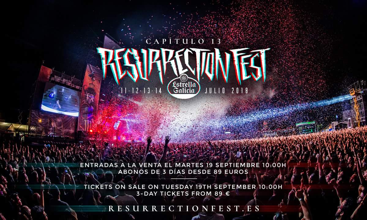 RESURRECTION FEST 2018: ENTRADAS ANTICIPADAS