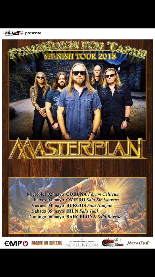 MASTERPLAN: PUMPKINGS FOR TAPAS! SPANISH TOUR 2018